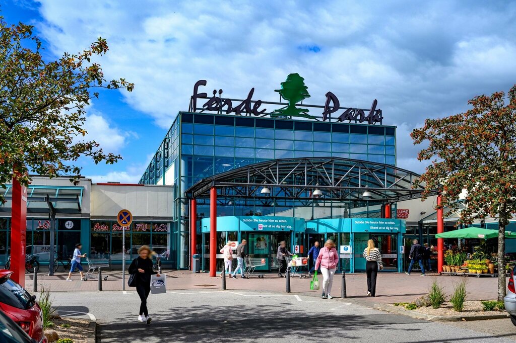 Alışveriş merkezleri Förde Park, Flensburg, foto