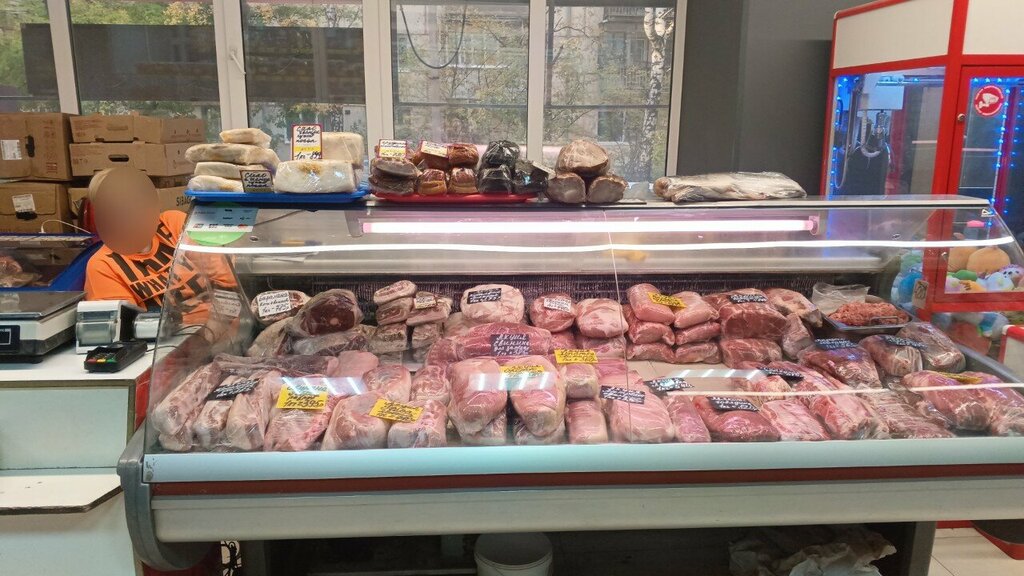 Kasap, şarküteri Мясо, Tomsk, foto