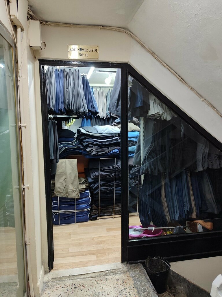 Giyim pazarı Bölünmez Giyim, İstanbul, foto