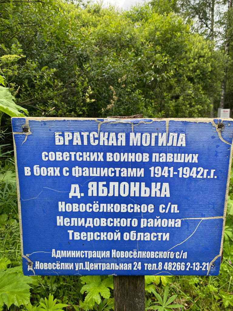 Anıt, heykel Братская могила, Tverskaya oblastı, foto