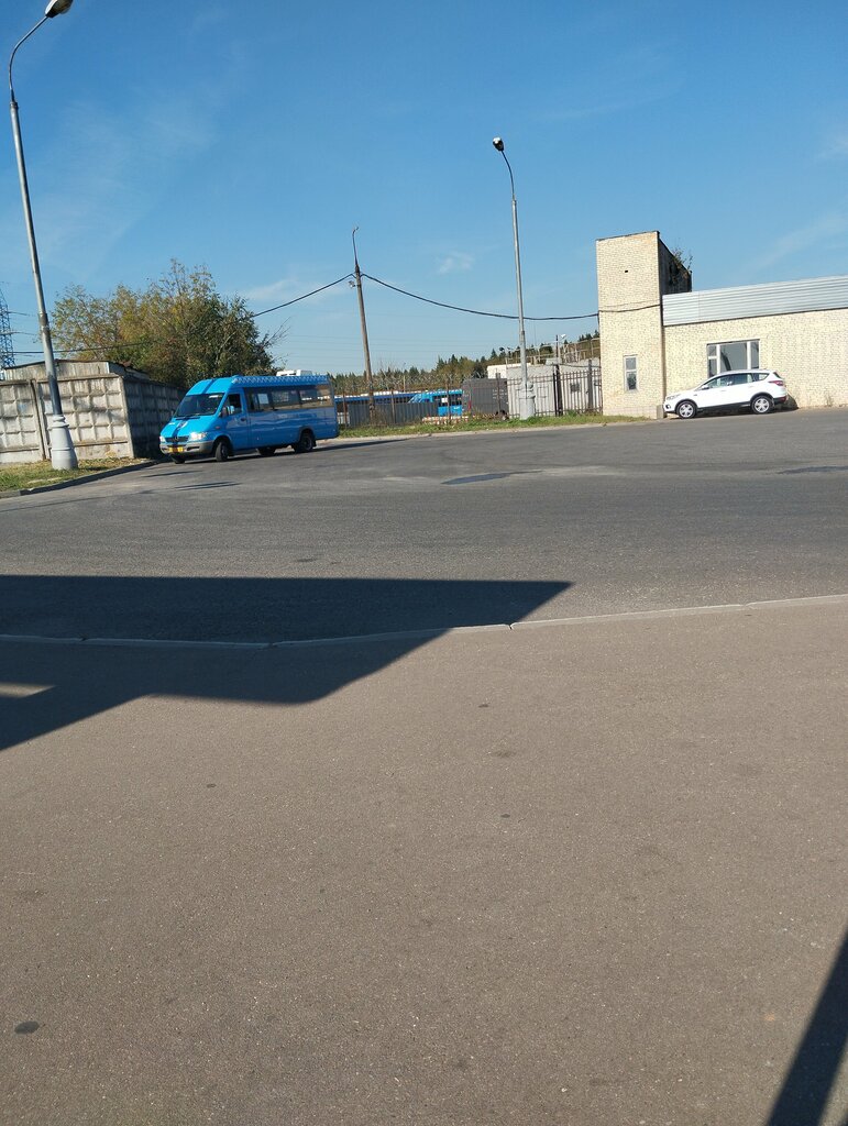 Toplu taşıma durağı Zapadnaya, Zelenograd, foto