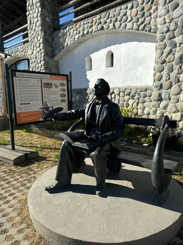Anıt, heykel Hans Christian Andersen, Kalujskaya oblastı, foto