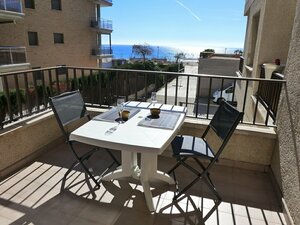 Estudio Castell Joncar - A151 (ES, Roses, , 17480, Paseo Maritimo 28, Edif. Castell Joncar Esc.C-Nord Apto 108, Roses), otel  Katalonya'dan