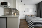 Апартаменты RentalSPb на Среднерогатской 16/2 рядом Аэропорт (Srednerogatskaya Street No:16к2), otel  Saint‑Petersburg'dan