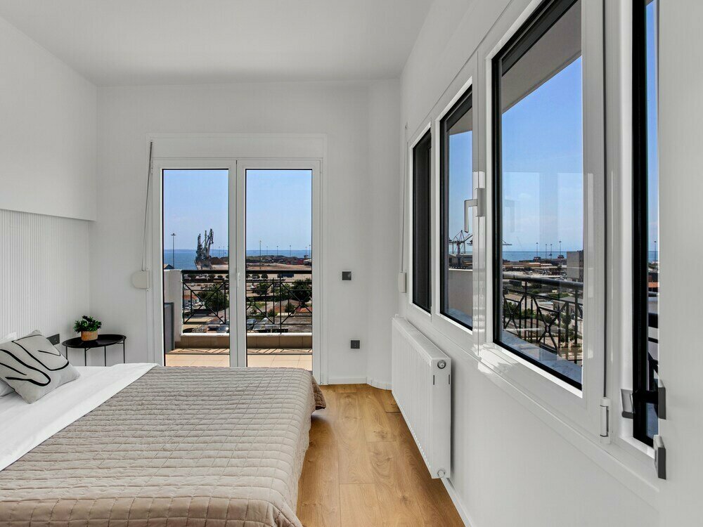 Otel Sanders Arch - Dreamy 1-bdr Apt w Balcony, Selanik (Thessaloniki), foto