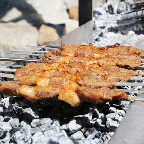 Kafe Aksu Zhabagly, Türkistan eyaleti, foto
