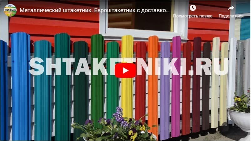 Çitler, parmaklıklar Metal picket fence, Rudny, foto