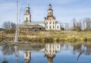 Tserkov Preobrazheniya Gospodnya V Zashizhemye (Kirov Region, Sovetskiy rayon, Zashizhemskoye selskoye poseleniye, selo Zashizhemye), ortodoks kiliseleri  Kirovskaya oblastından