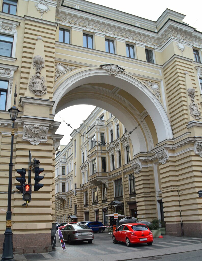 Turistik yerler Доходный дом А.В. Ратькова-Рожнова, Saint‑Petersburg, foto