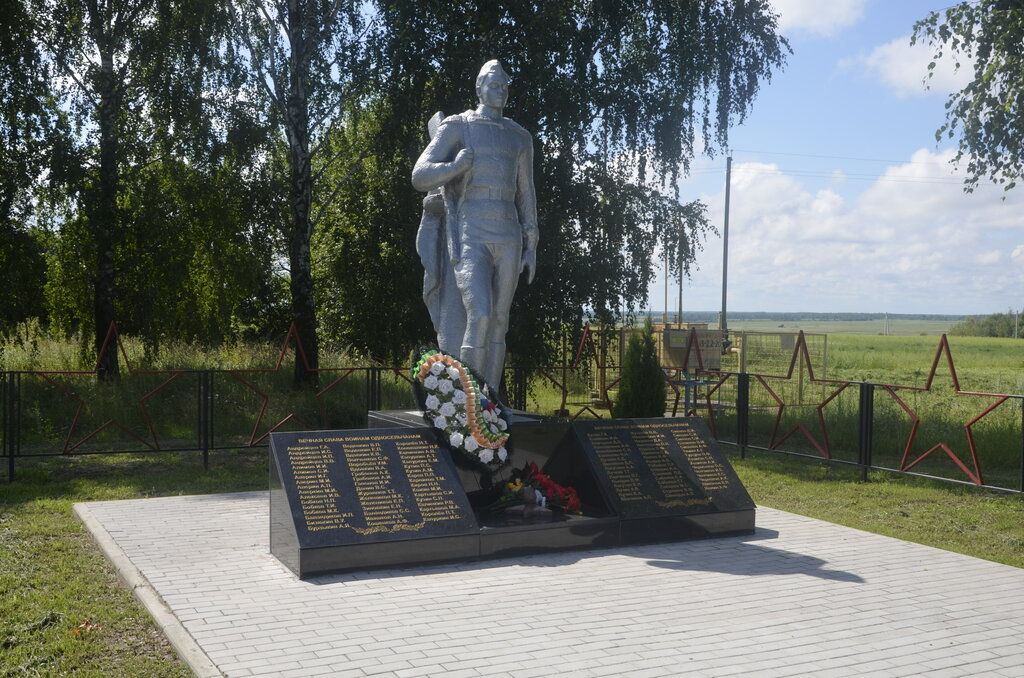 Anıt, heykel Памятник, Kalujskaya oblastı, foto