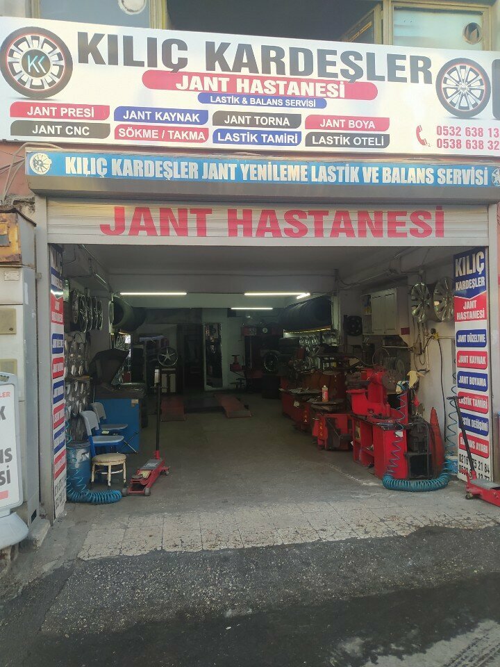 Oto lastik tamiri Kılıç Kardeşler Jant Hastanesi, İstanbul, foto
