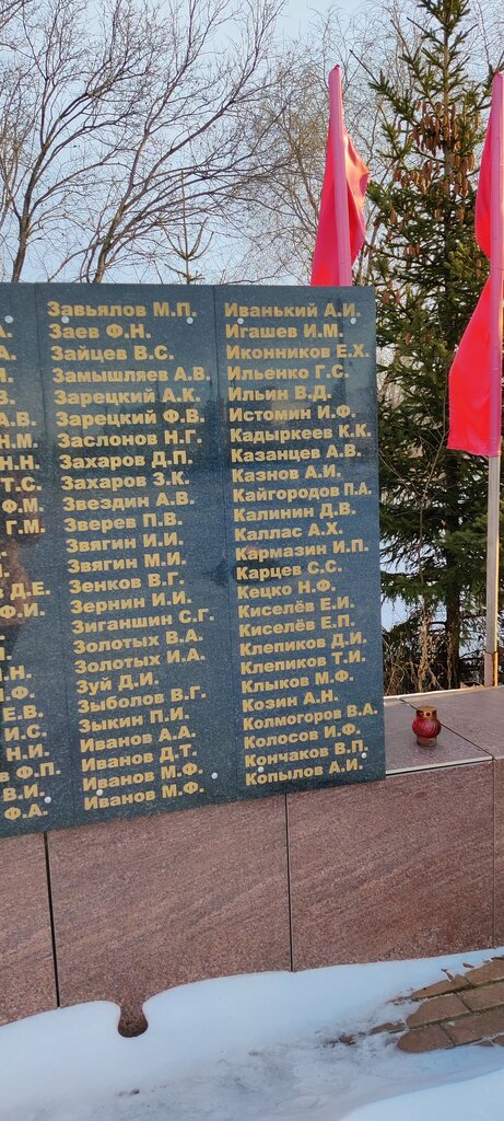 Anıt, heykel Вечный огонь, Çeliabinskaya oblastı, foto