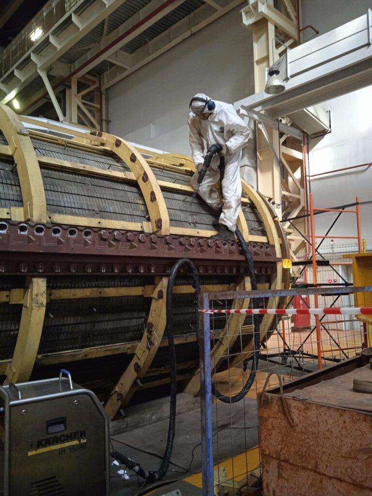 Endüstriyel temizlik Криобластинг, Moskova, foto