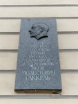 Я.М. Гаккель (Moskovskiy Avenue No:9), anıt levhası, anıt taş  Saint‑Petersburg'dan