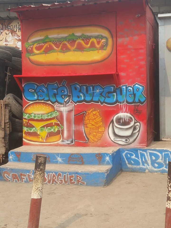 Fast food Café burguer, Loanda, foto