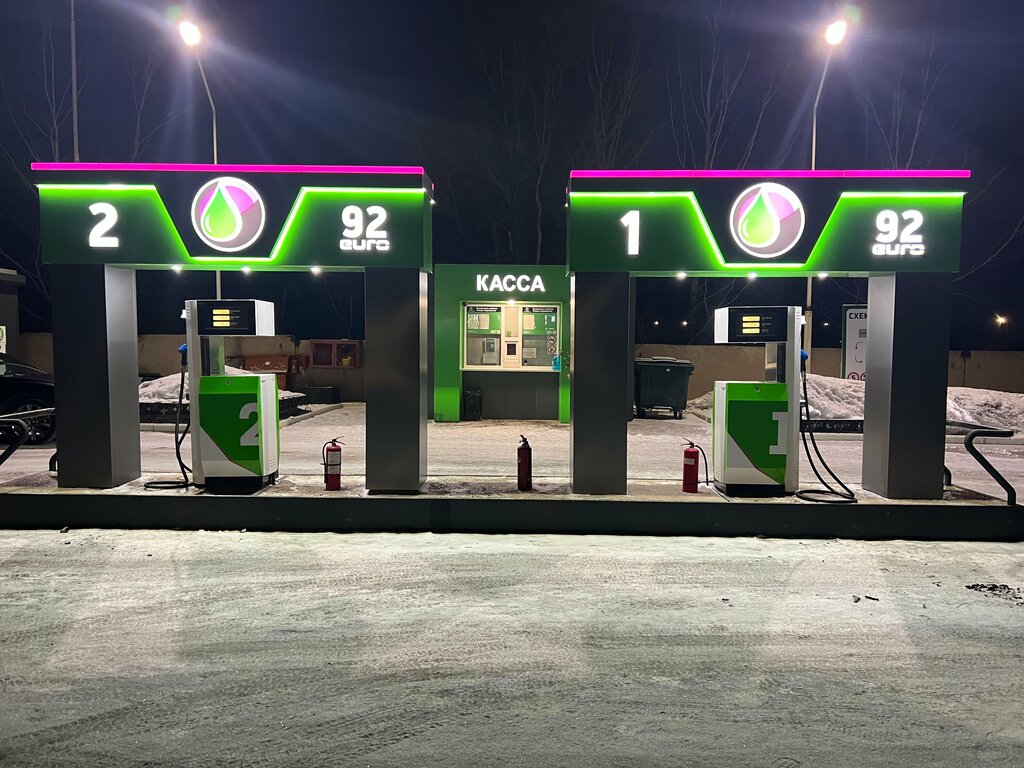 Benzin istasyonu Баштранснефть, Tuymazy, foto