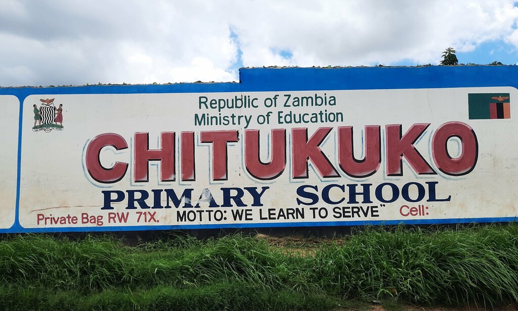 Özel okul Chitukuko Primary, Lusaka, foto