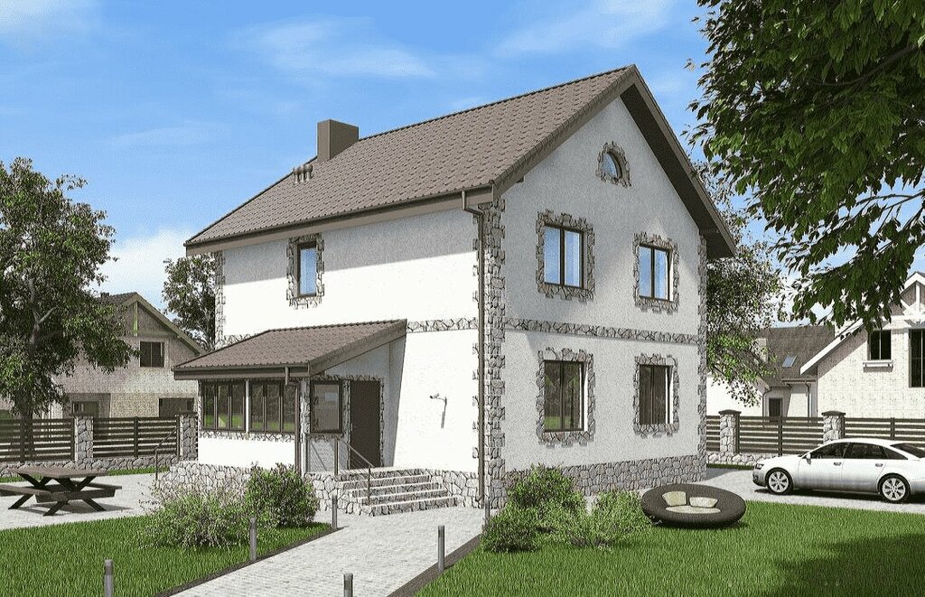 Yazlık ev inşaatı DomaRossii, Lobnia, foto