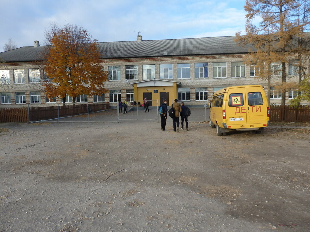 Ortaokul Pitelinskaya srednyaya shkola, Mou, Riazanskaya oblastı, foto