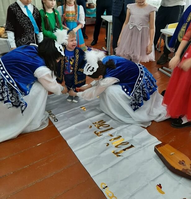 Ortaokul No. 2 Zerendi Secondary School, Akmola eyaleti, foto