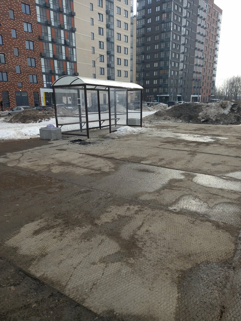 Toplu taşıma durağı Alkhimovo Residential Complex, Moskova, foto