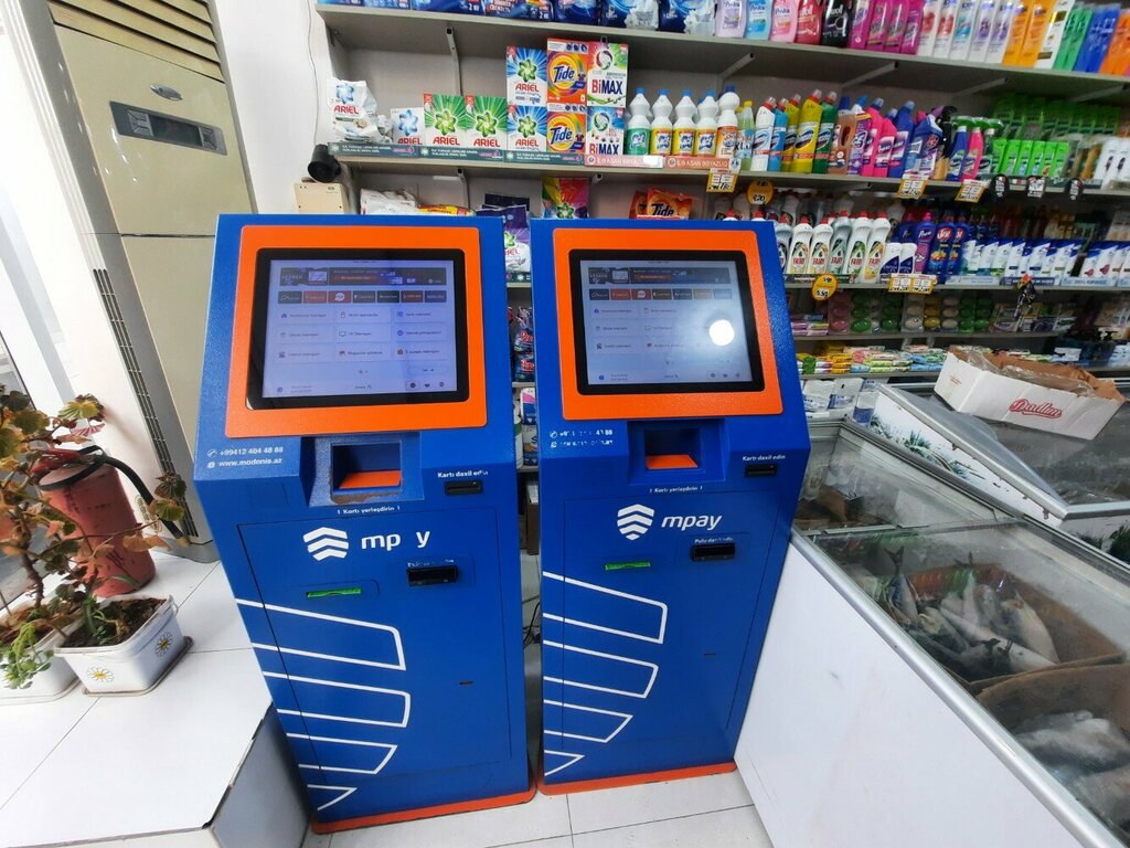 Ödeme terminali Mpay, Sumgayıt, foto