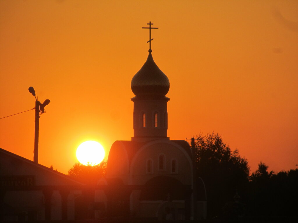 Şapel, haç anıtı Saint Alexander Nevsky Chapel, Taganrog, foto