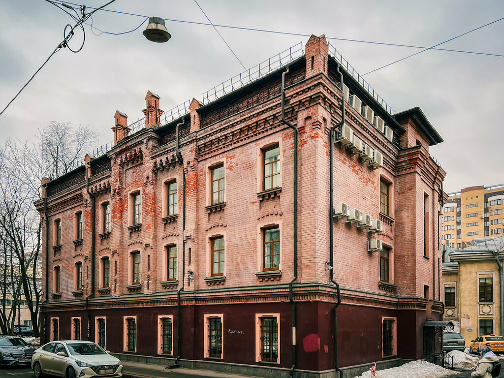 Turistik yerler Поляковский дом дешевых квартир, 1896 год, Moskova, foto