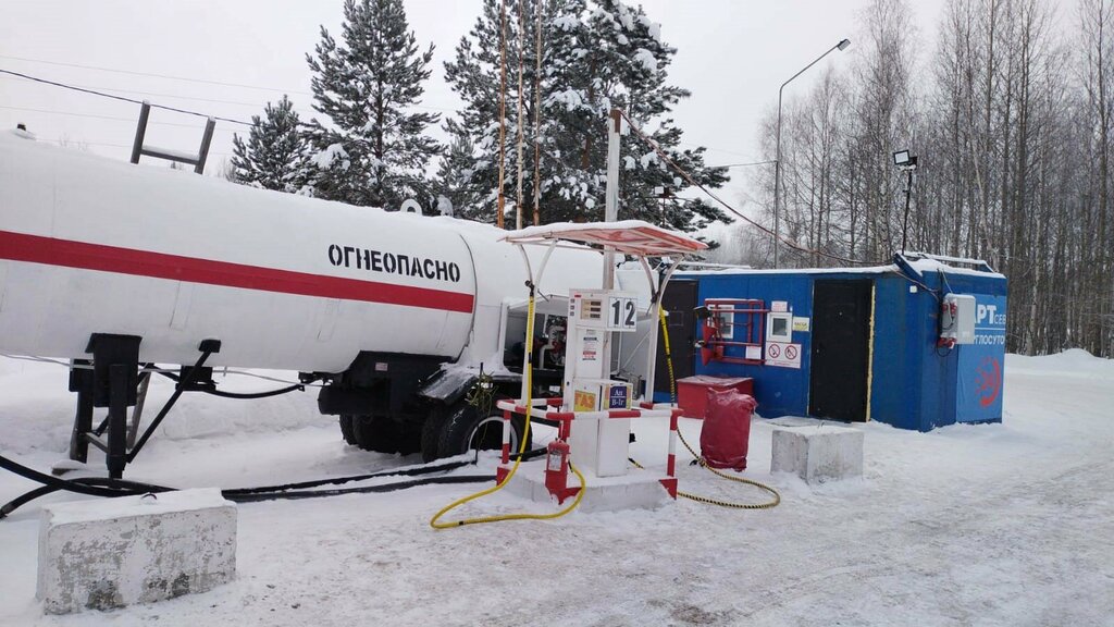 Otogaz dolum istasyonu АртСевер, Hantı‑Mansi Özerk Okrugu, foto