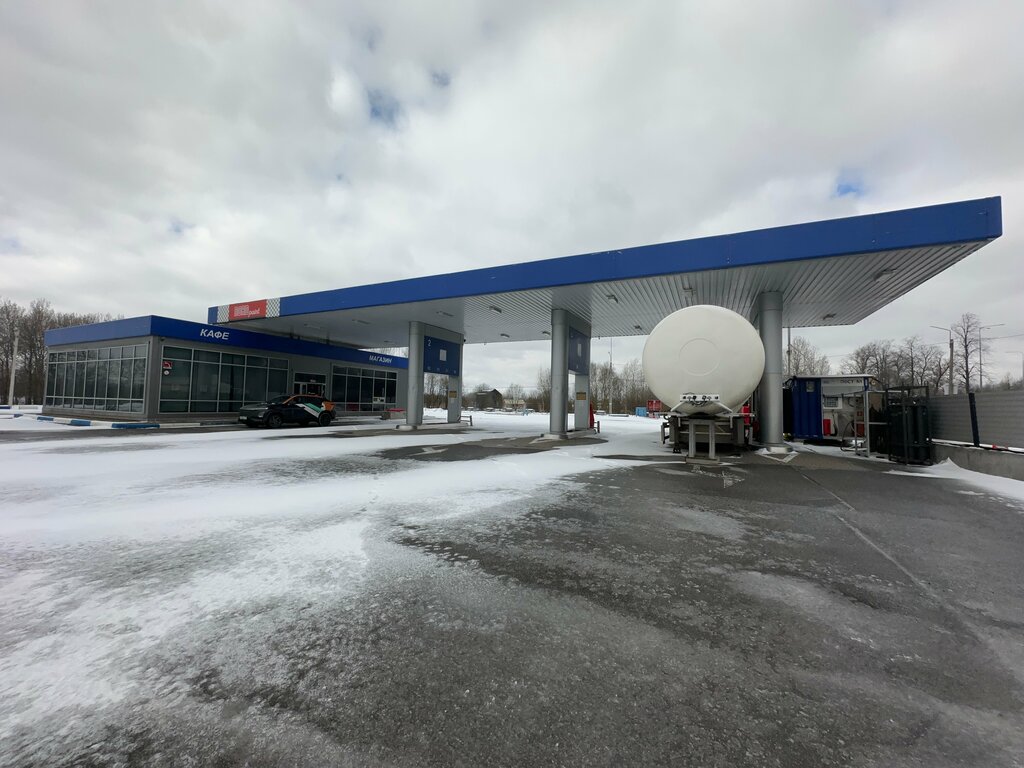 Otogaz dolum istasyonu Cryogas, Saint‑Petersburg, foto