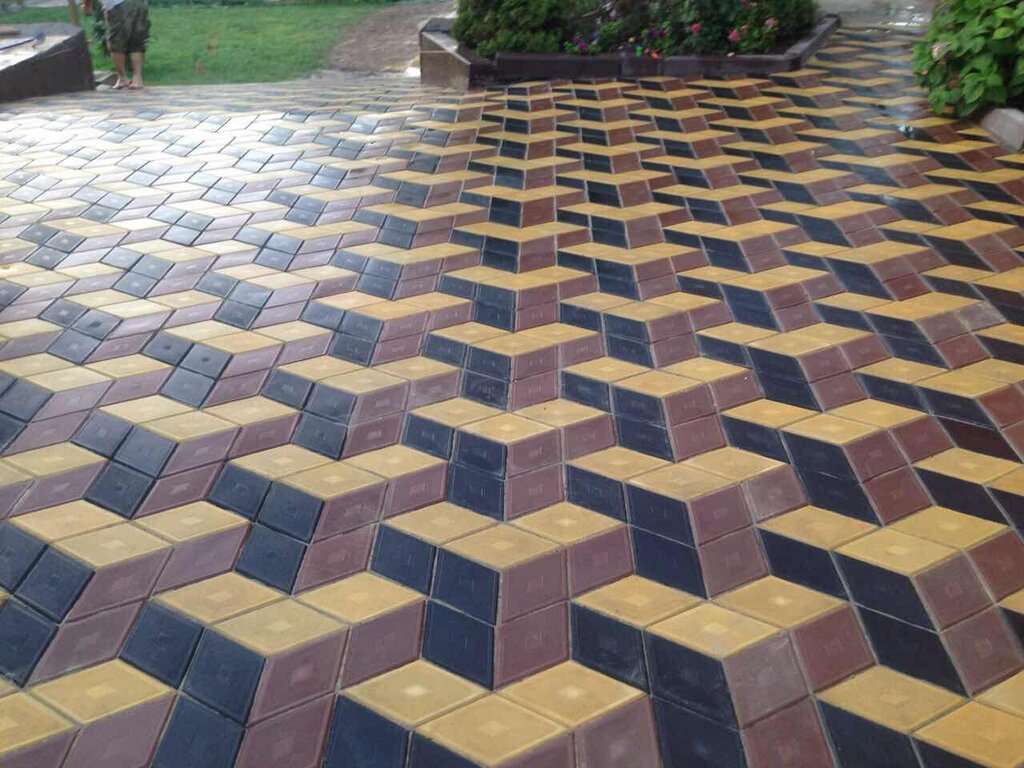 Kaldırım taşları Sima Plus, Moskova ve Moskovskaya oblastı, foto