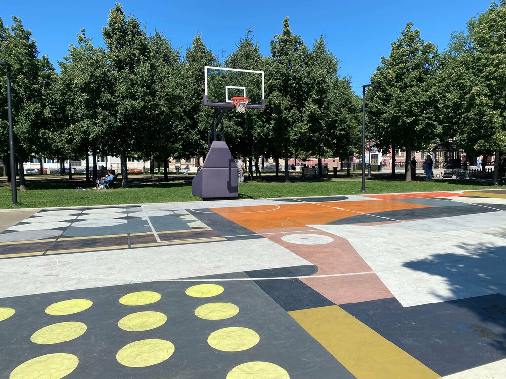 Spor alanı Баскетбольная площадка, Saint‑Petersburg, foto