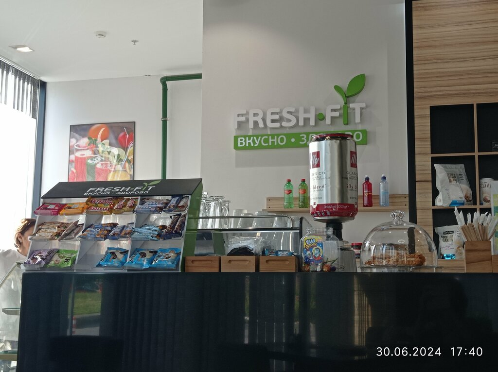 Kafe Fresh fit, Moskova, foto
