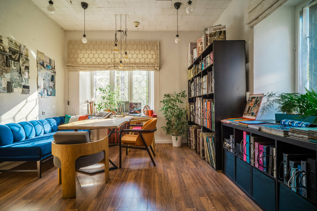 Perde ve korniş üreticileri Davines Decor, Moskova, foto
