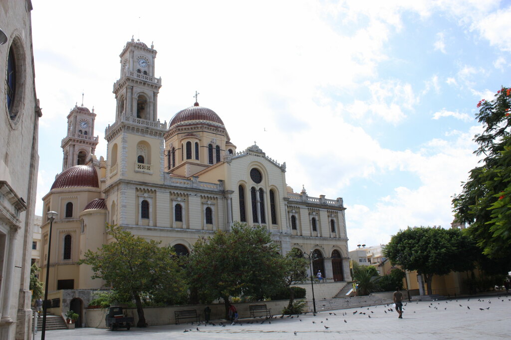 Ortodoks kiliseleri Agios Minas Cathedral, Kandiye (İraklion), foto