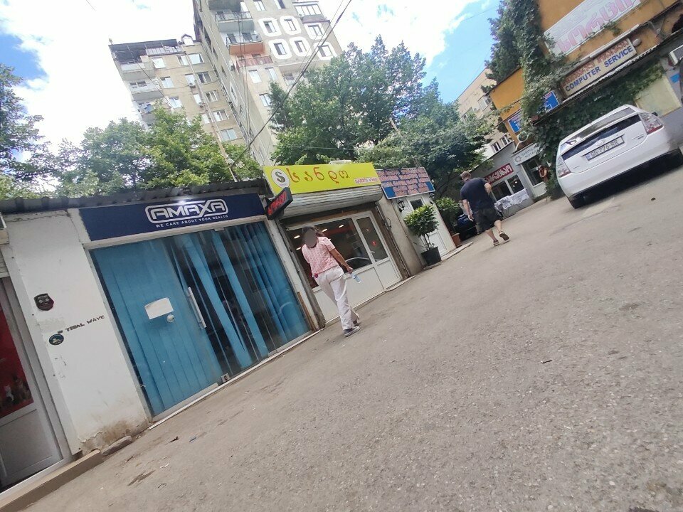 Kasap, şarküteri Sando, Tiflis, foto