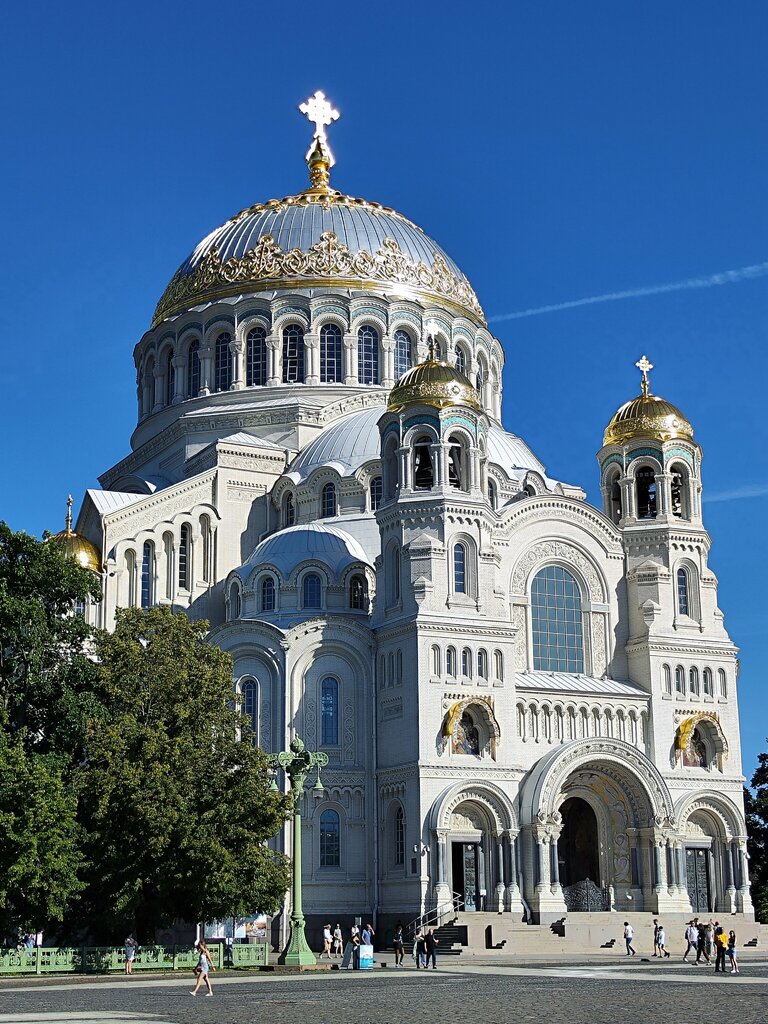 Kültür ve eğlence parkları Naval Cathedral Park, Kronstadt, foto