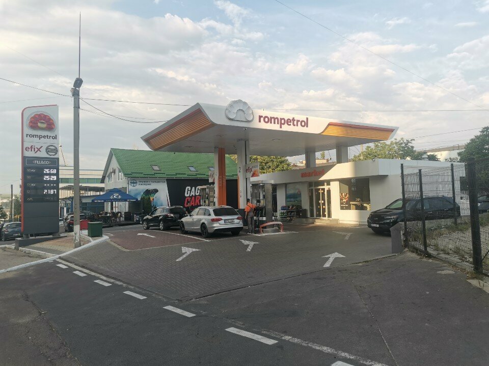 Benzin istasyonu Rompetrol, Kişinev, foto