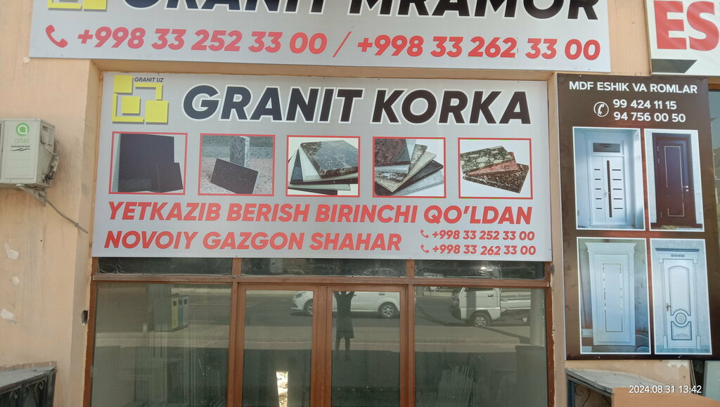 Taş ürünler ve yapılar Granit, Semerkant, foto