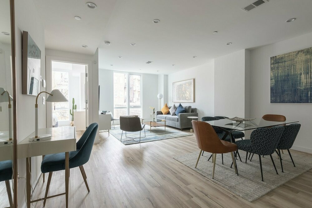 Otel Stylish 3br Retreat w Private Deck Near Nyc, Hoboken, foto