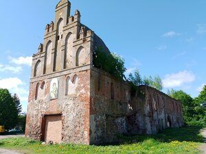 Кирха Побетена (Sovetskaya ulitsa No:4А, posyolok Romanovo), protestan kilisesi  Kaliningradskaya oblastından