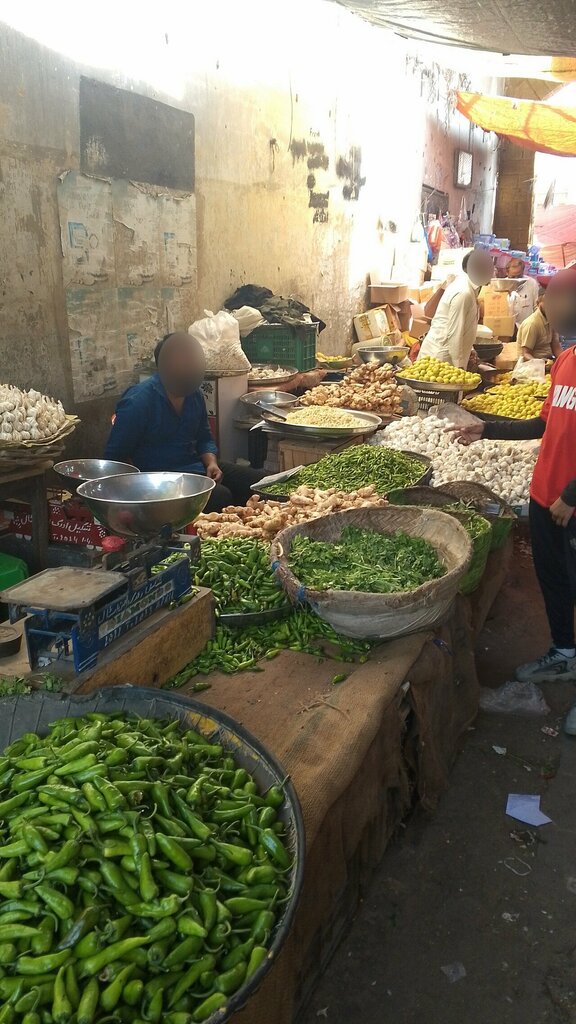 Market Shahrukh Green Masala Empress Market, Karaçi, foto