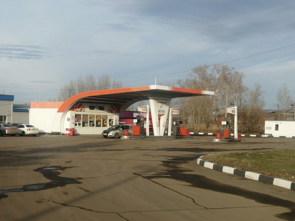 Benzin istasyonu Илим-Роско, Bratsk, foto