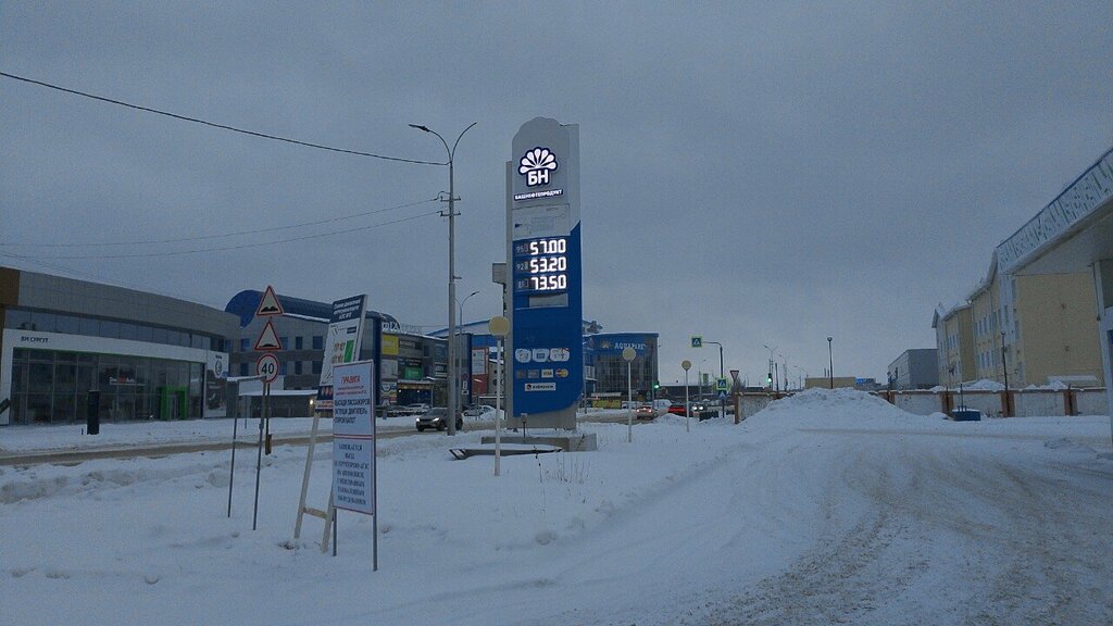 Benzin istasyonu Башнефтепродукт, Surgut, foto