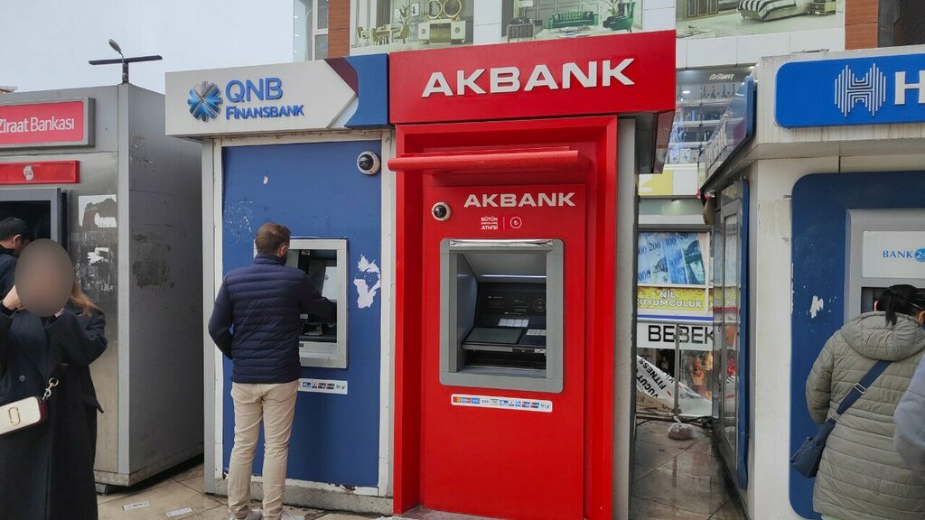 ATM'ler Akbank, İstanbul, foto