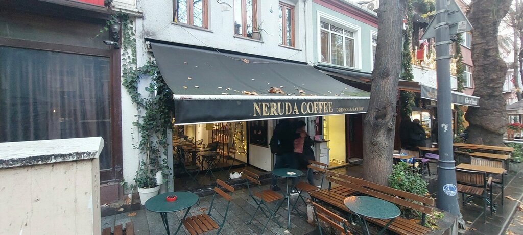 Kahve dükkanları Neruda Coffee, İstanbul, foto