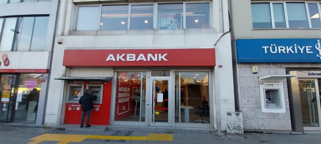 ATM'ler Akbank ATM, İstanbul, foto