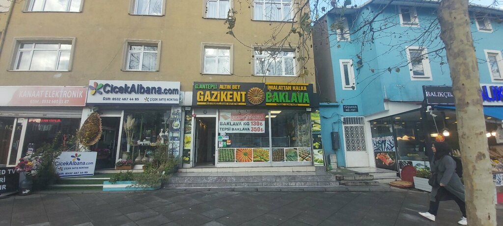 Pasta, şekerleme ve tatlı Gazikent Baklava Börek, İstanbul, foto