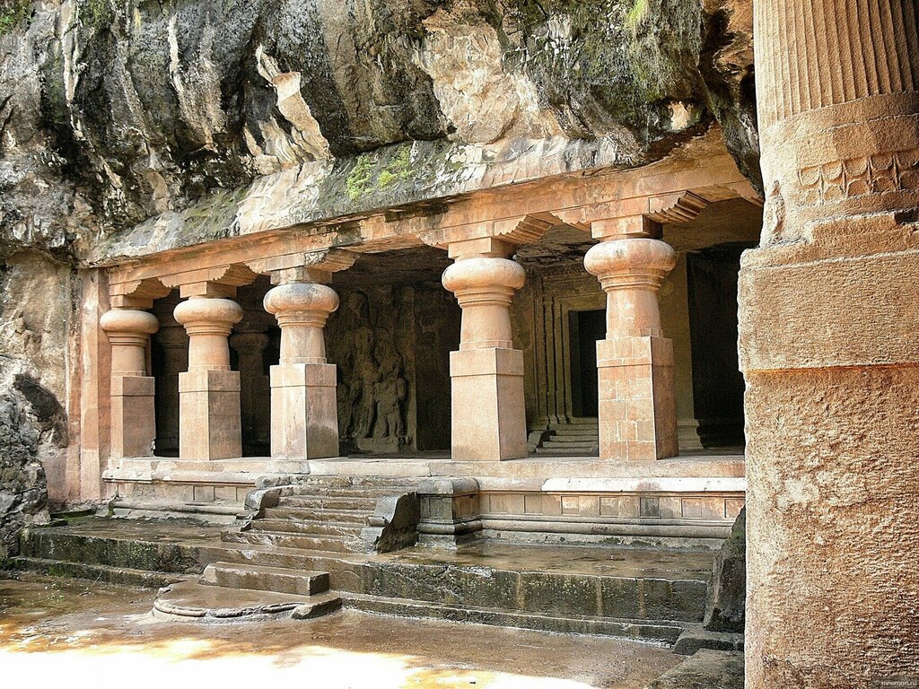 Turistik yerler Elephanta Caves, Maharaştra, foto