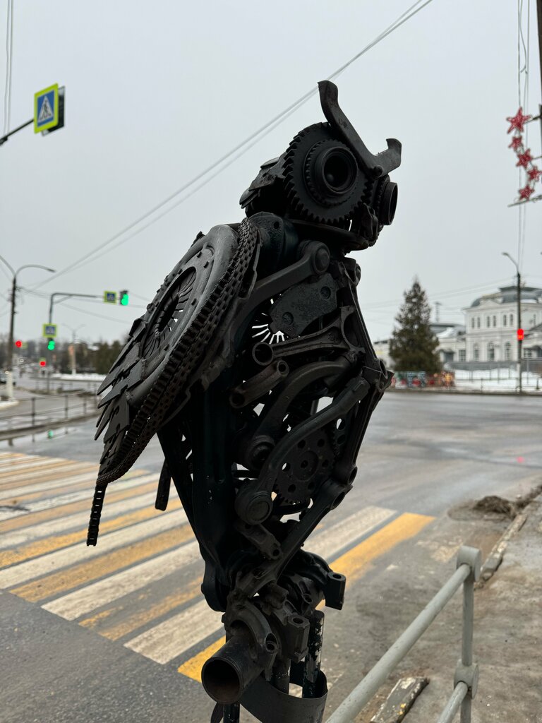 Dekorasyon ve süsleme, onur panosu Сова, Aleksandrov, foto